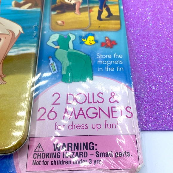 Disney | Toys | Nwt Disney Princess Magnetic Paper Dolls Ariel And ...